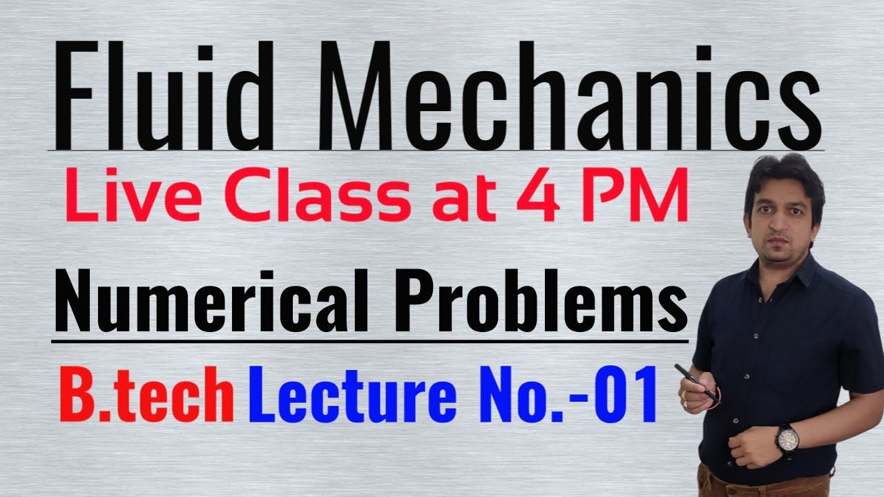 Fluid mechanics lectures for mechanical engineering, fluid mechanics ...
