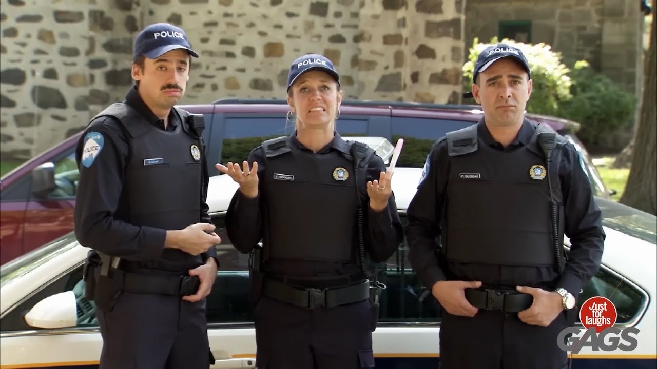 Just For Laughs Gags Police Compilation - YouTube