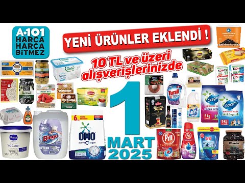 A101 İNDİRİMLERİ BU HAFTA |• A101 KAHVALTILIK VE DETERJAN ÇEŞİTLERİ |A101 1-7 MART ARASI İNDİRİMLERİ