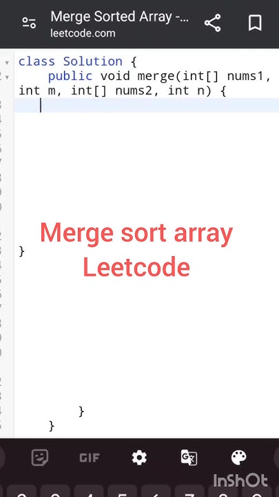 Master Merge Sort in Minutes | Leetcode Array Challenge#shorts # ...