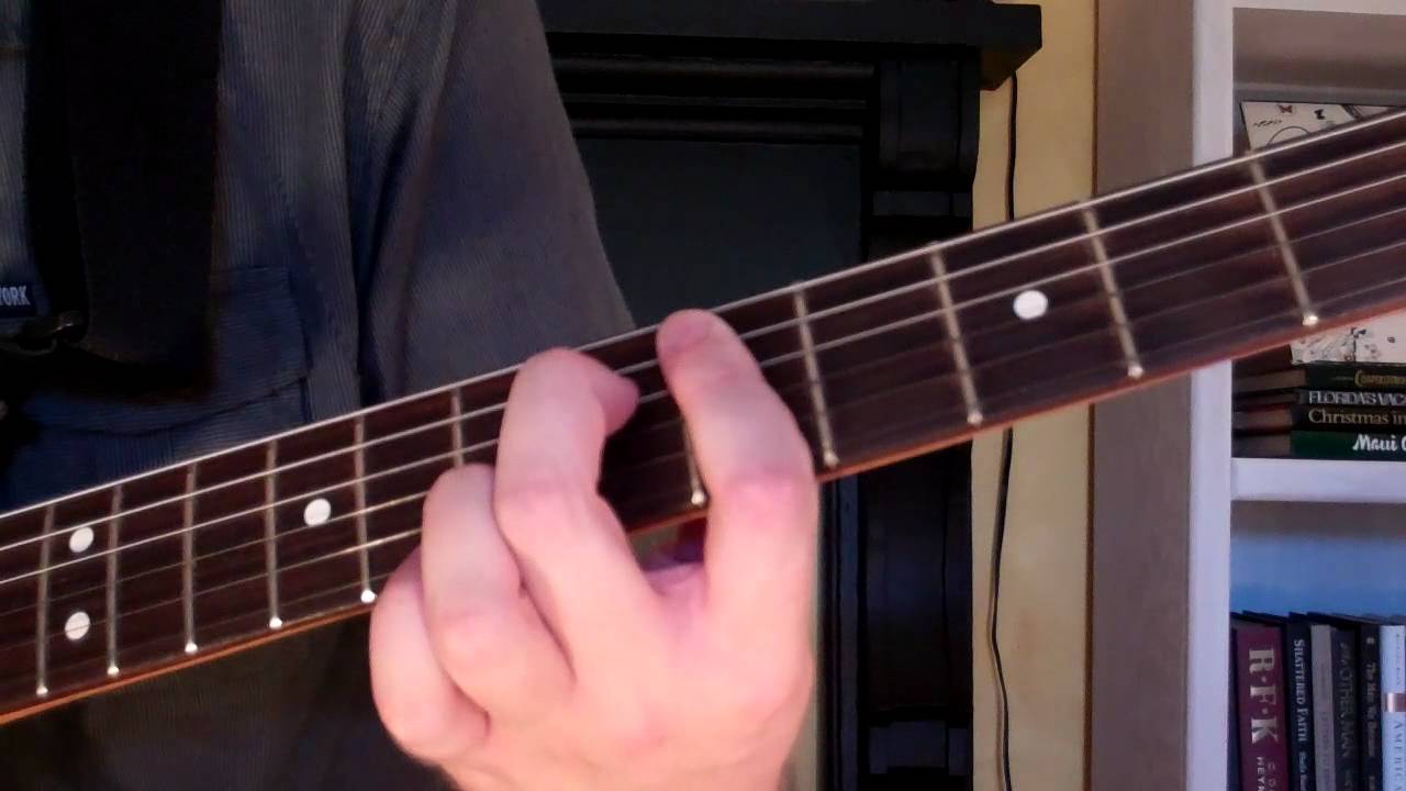 How To Play the D7-5 Chord On Guitar (D 7th diminished 5th) - YouTube