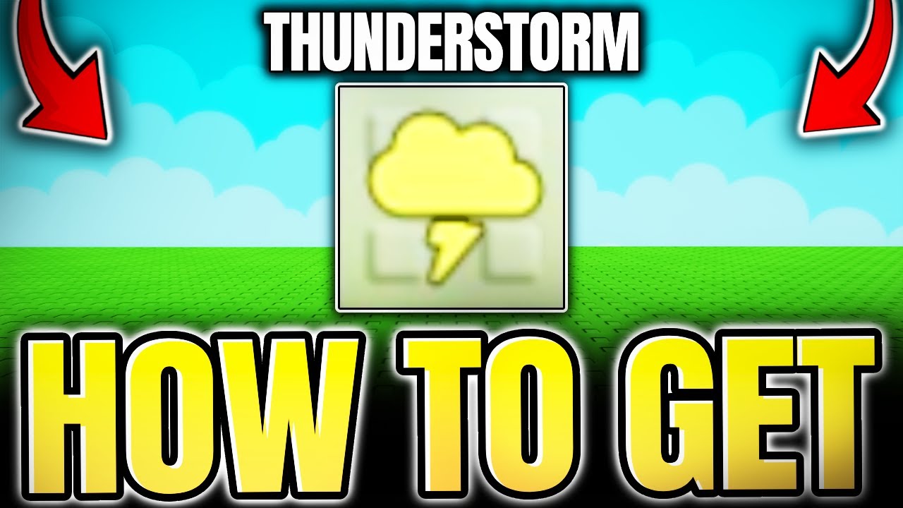 How To Get THUNDERSTORM WEATHER in GROW A GARDEN! ROBLOX - YouTube