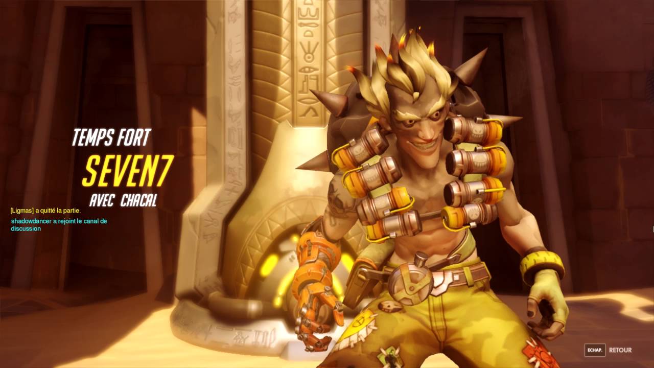 Overwatch - Junkrat/Chacal : Skins and Highlight Intro - YouTube