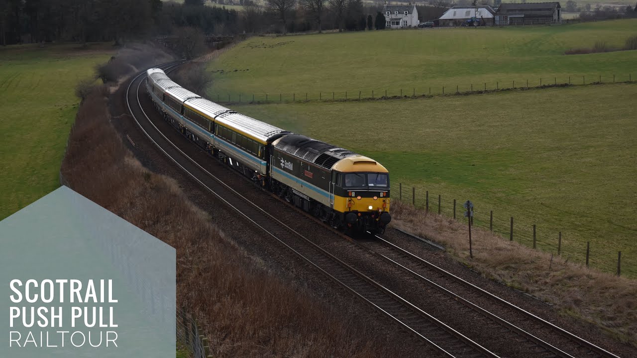 Scotrail Push-pull railtour 25/02/2023 4K - YouTube