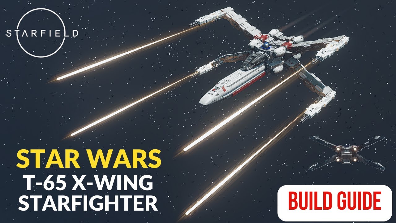 Can I say I made the BEST T-65 X-wing in Starfield? Comment your ...