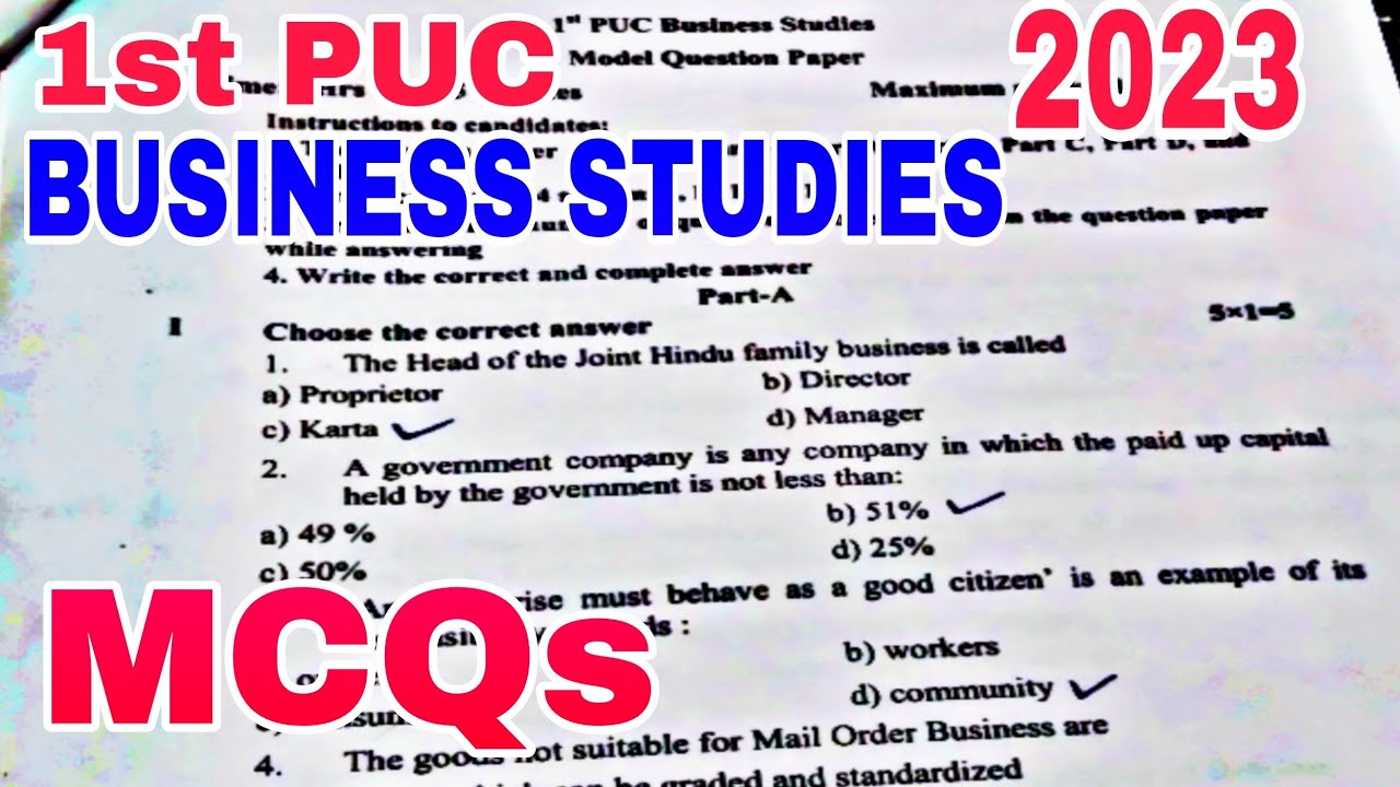1st PUC BUSINESS STUDIES MULTIPLE CHOICE QUESTIONS Important One Mark 1st-puc-business-studies-multiple-choice-questions-important-one-mark
