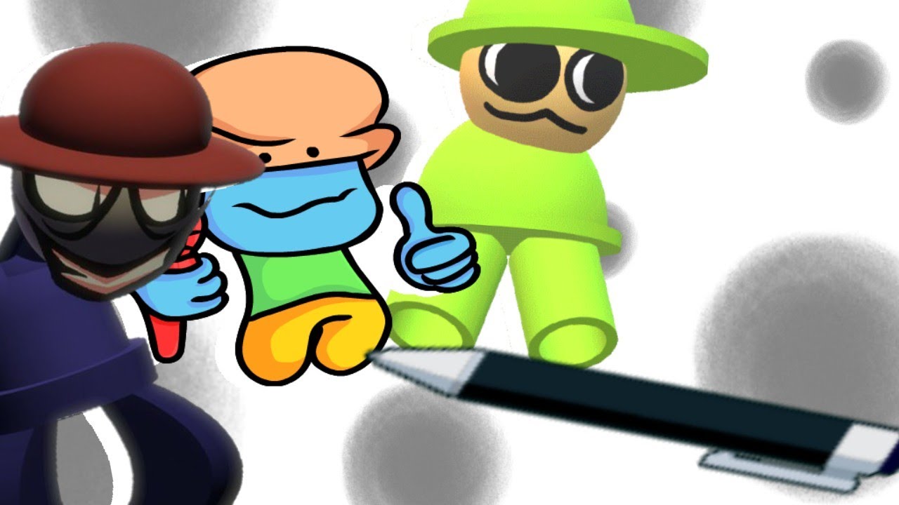 Just drawing some random Dave and Bambi characters (part 1) - YouTube