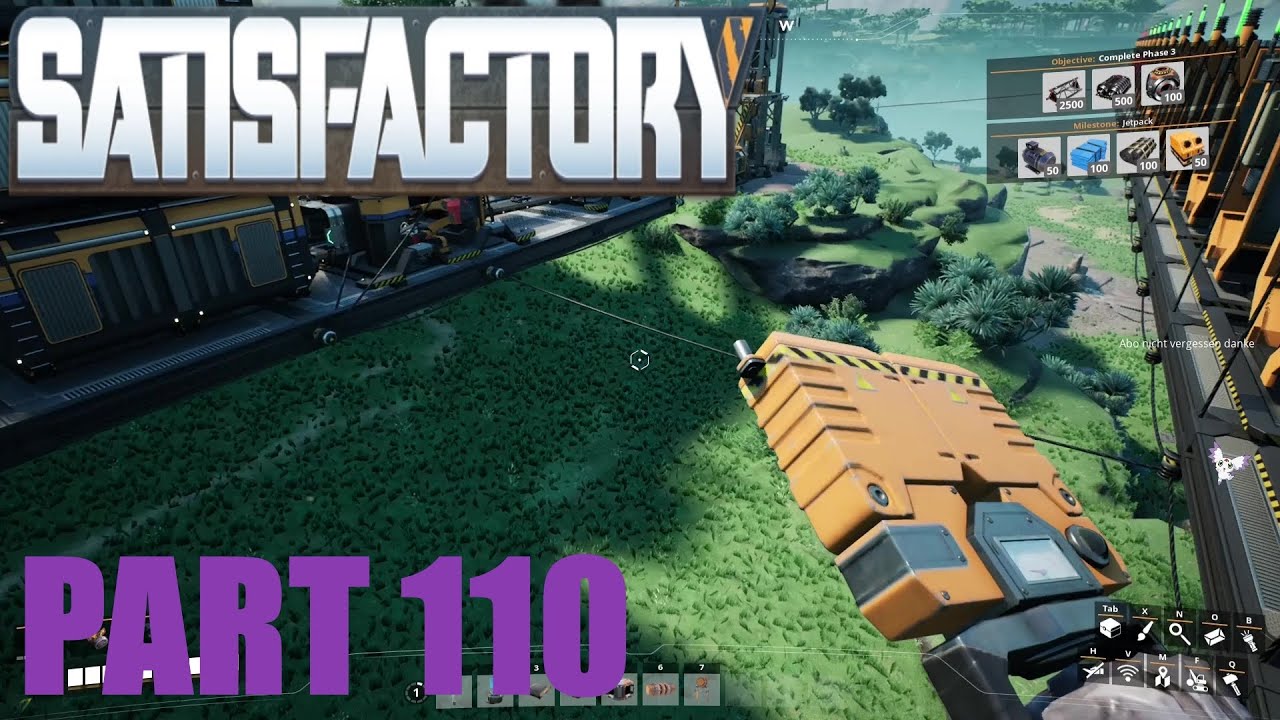 Lets Play Satisfactory #110 eine kleine Productions Station neben der ...