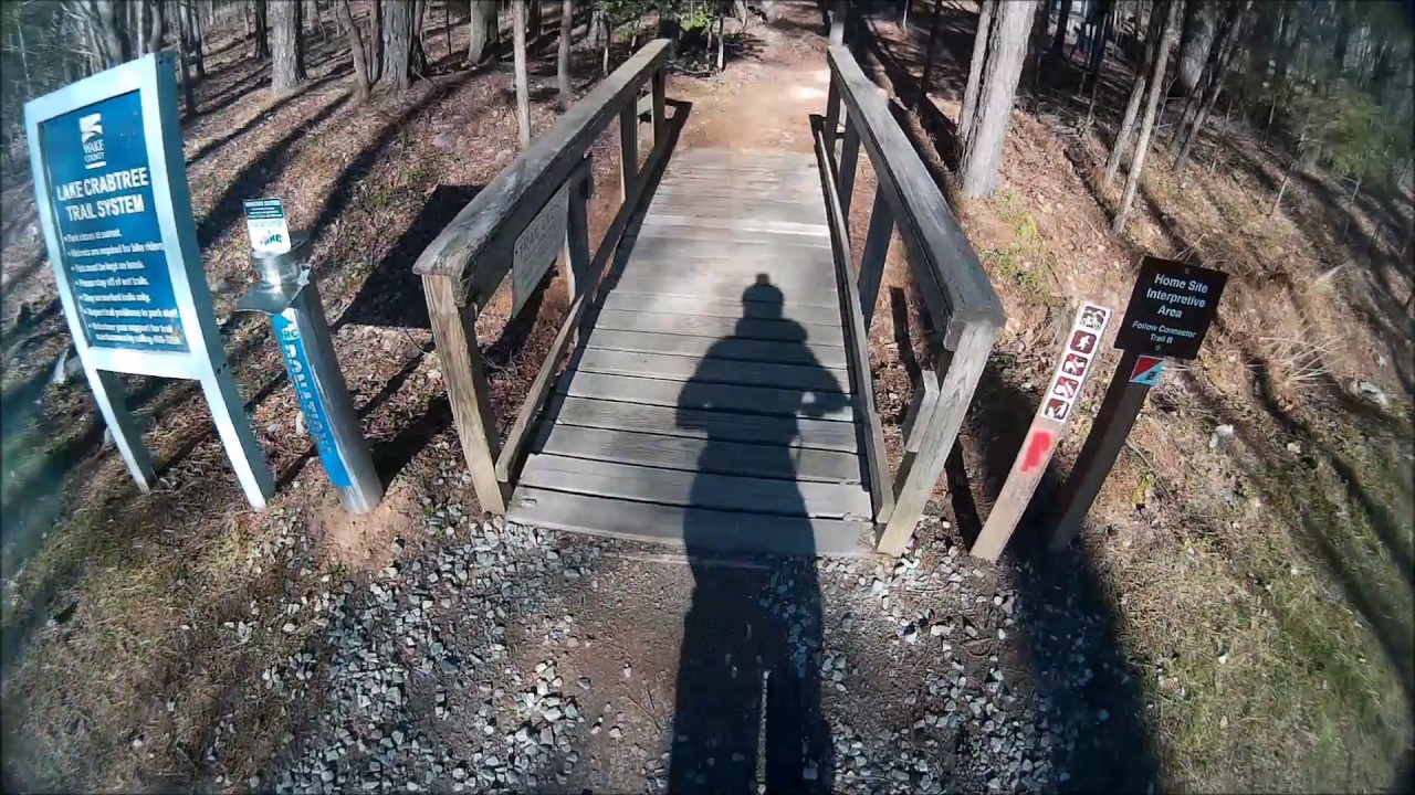 Lake Crabtree Mountain Bike Trails Cary North Carolina Part 1 - YouTube