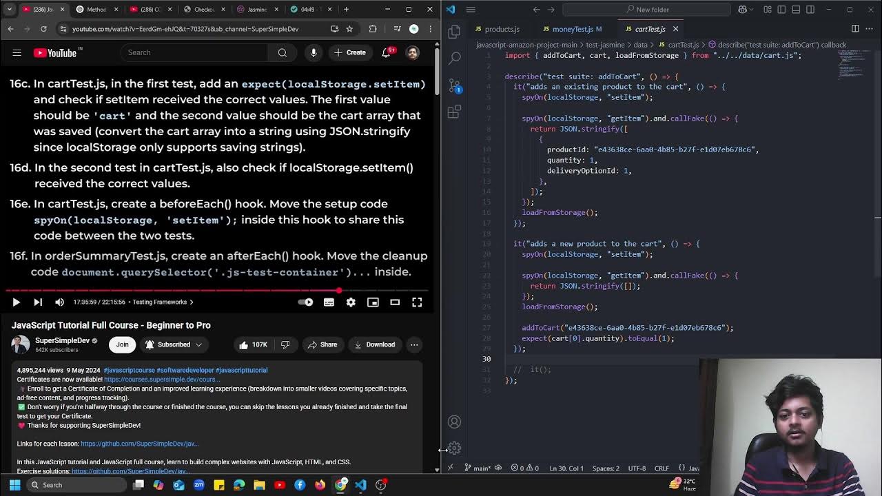 CODING everyday until i get a job DAY27 PART1 #DAY27 #coding #webdevlopment #fullstack - YouTube