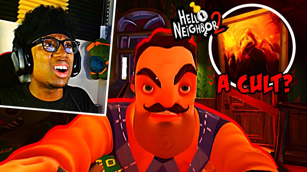 Why Are There Cult Members In The Museum | Hello Neighbor (Part 2 ...