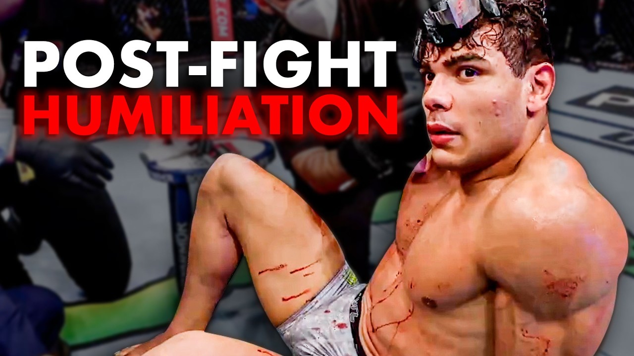 10 Most Humiliating Post Fight Moments In MMA History - YouTube