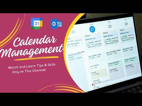📅 Master Calendar Management | Virtual Assistant Training for Scheduling & Time Blocking