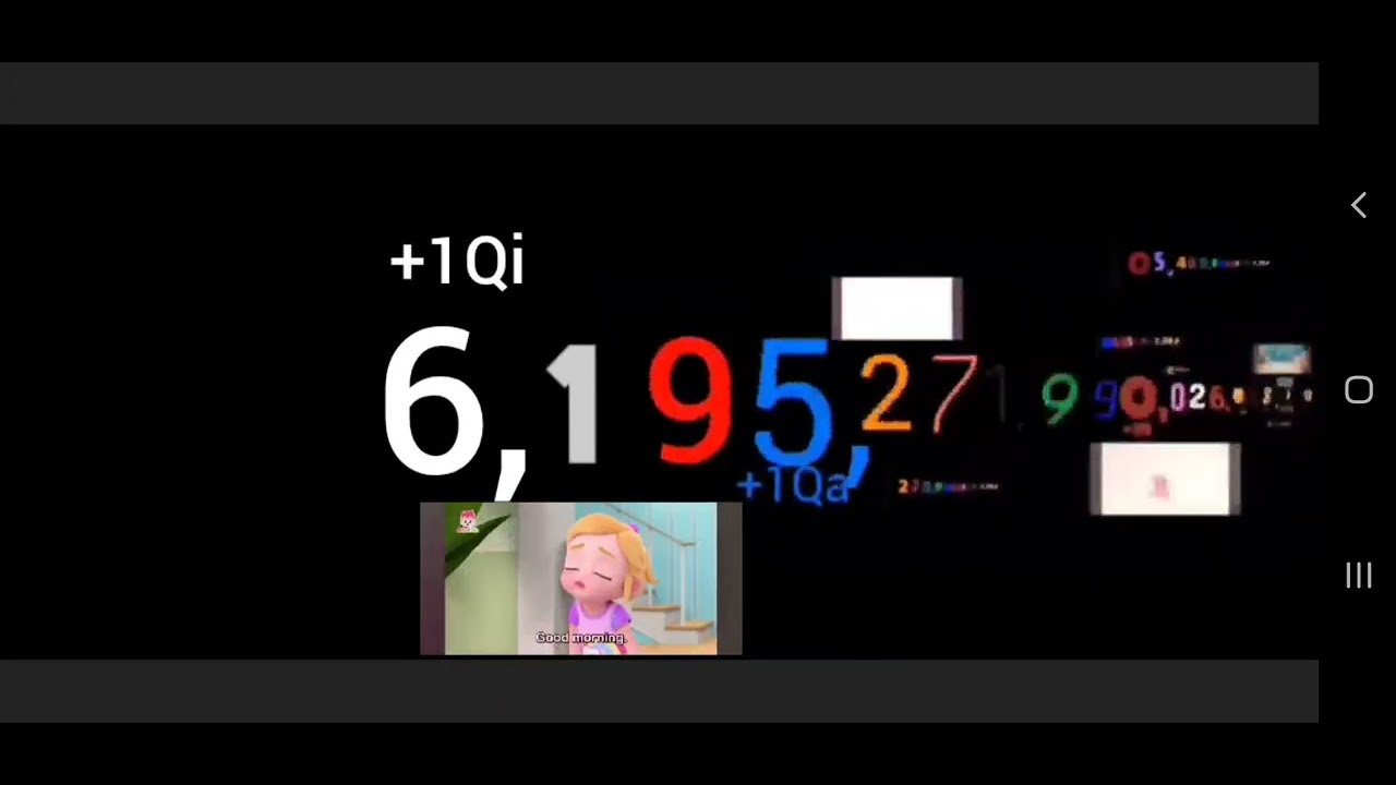 Numbers 0 to 1 Sextillion with sound - YouTube