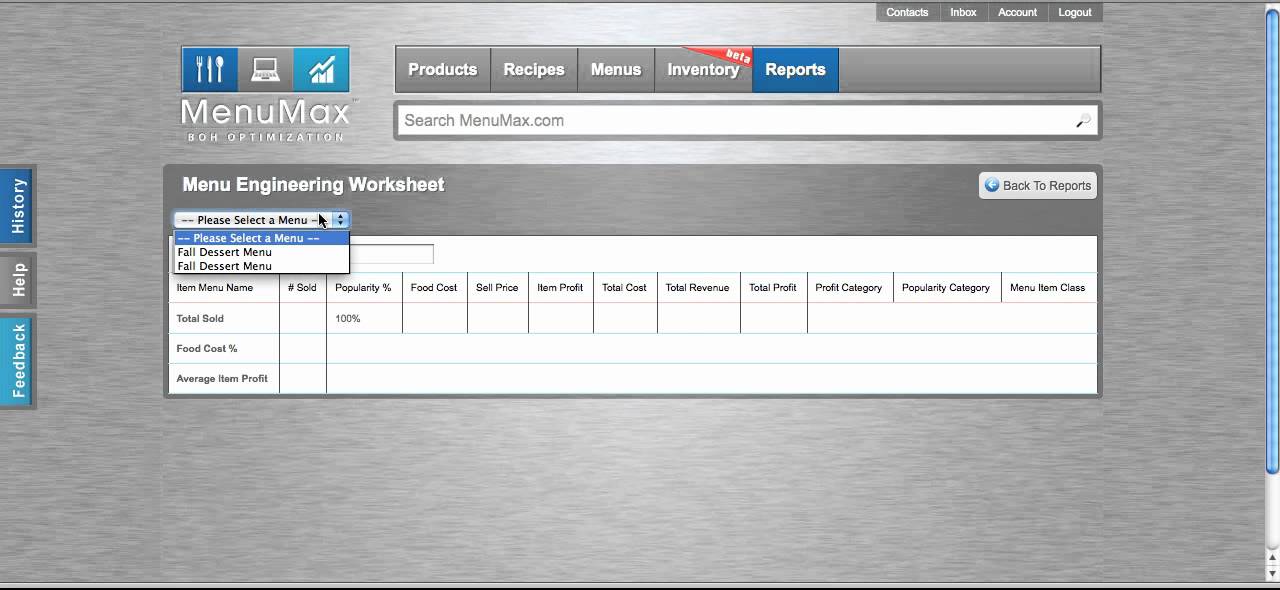 Reports in MenuMax - YouTube
