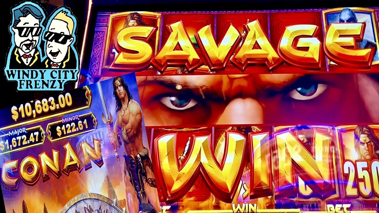 OMG! SAVAGE WIN ON NEW CONAN SLOT MACHINE! FOUR WINDS CASINO NEW ...