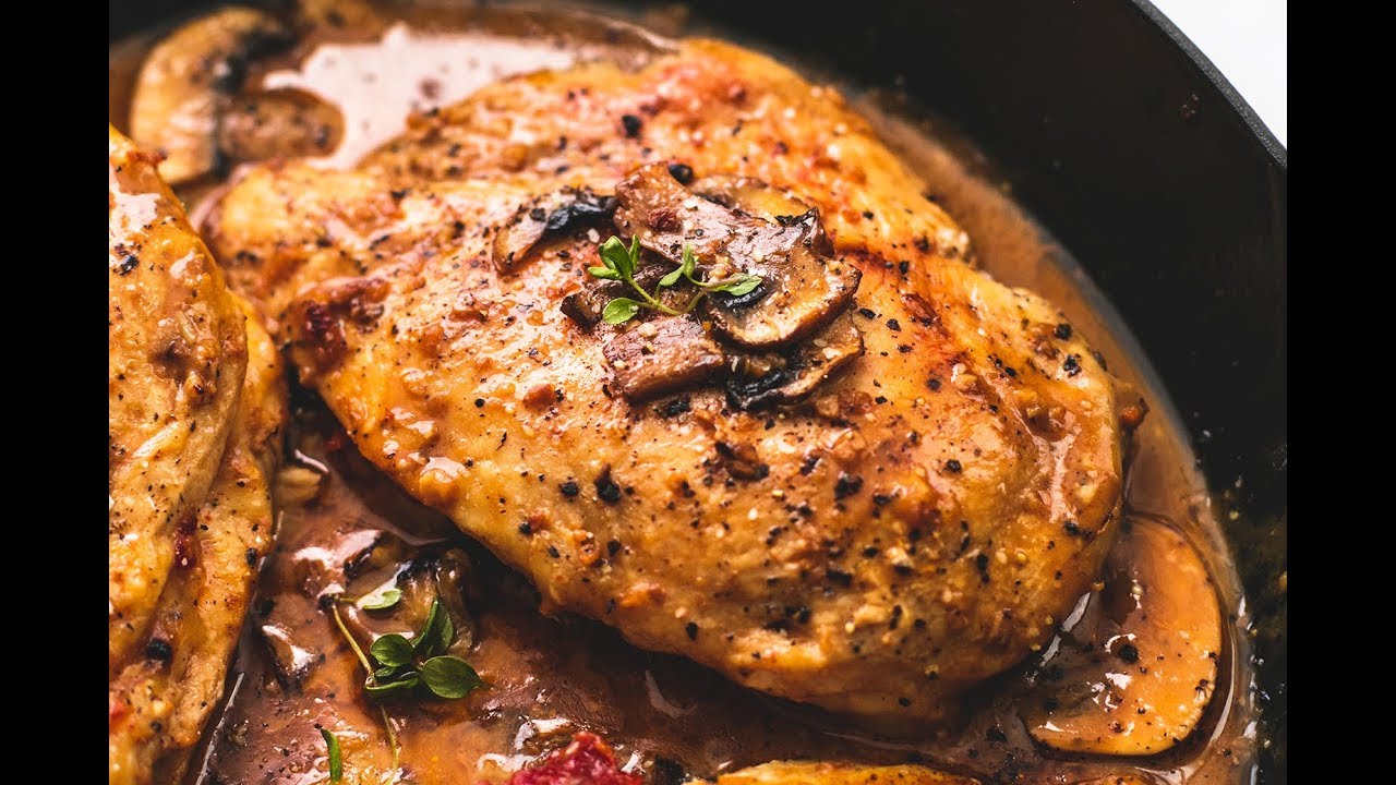 Stuffed Chicken Marsala - YouTube