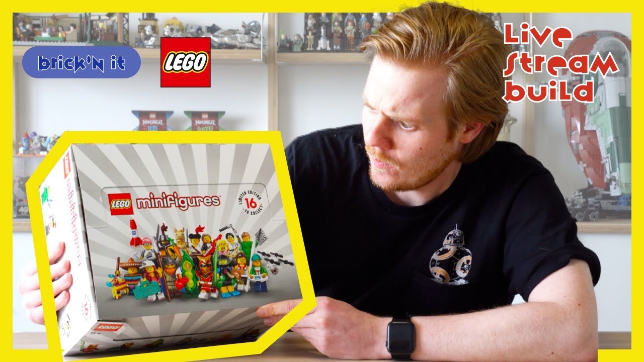 🔴LIVE STREAM - Series 20 Lego Minifigures - Full box opening - 71027 ...
