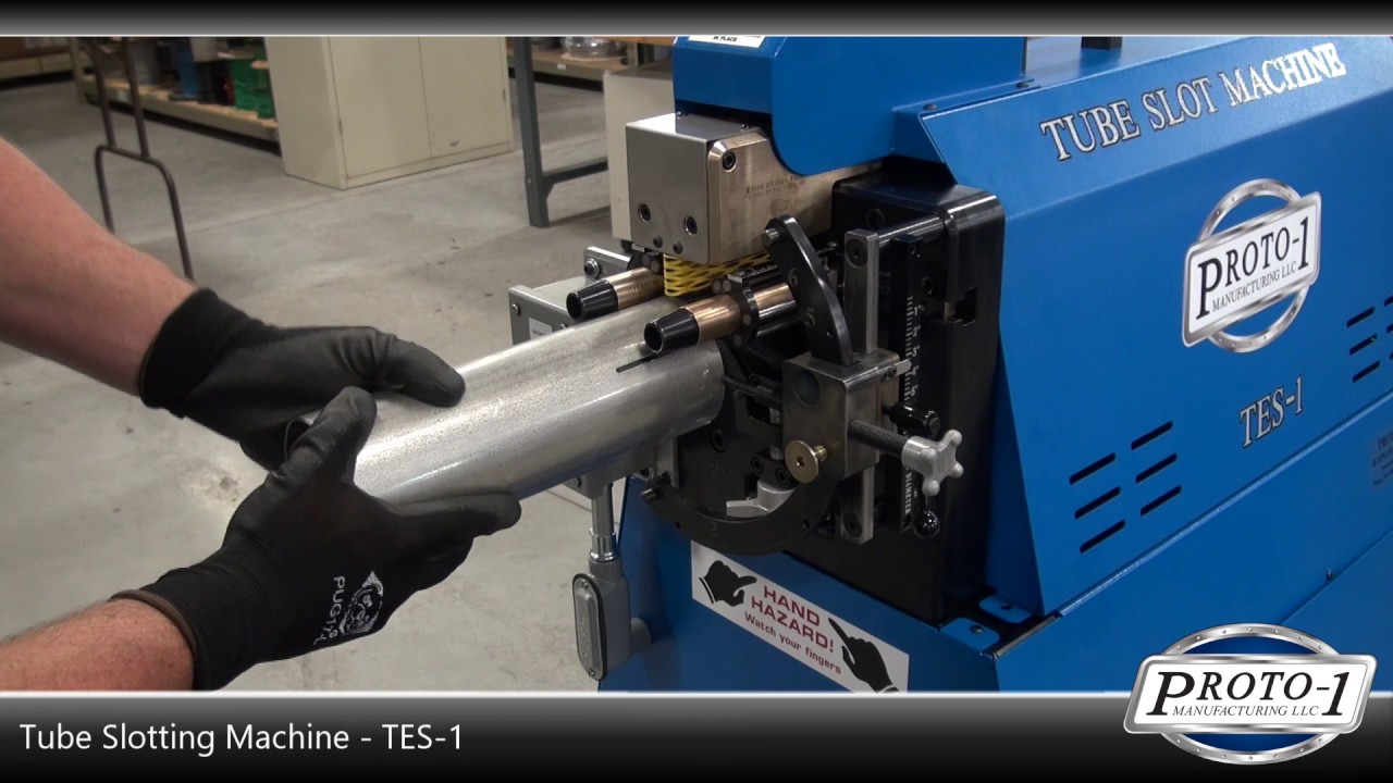 TES -1 | Tube Slotting Machine - YouTube