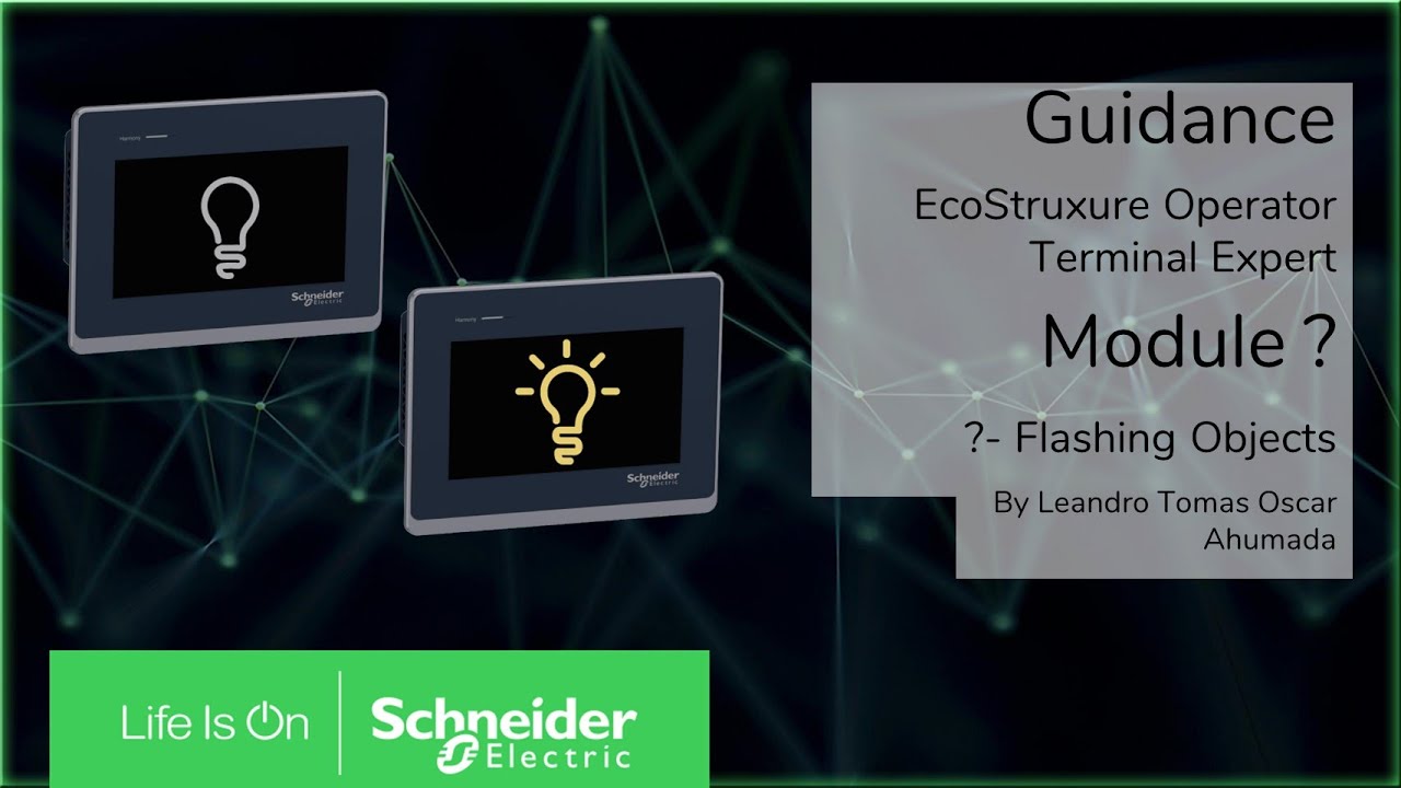Training EcoStruxure Operator Terminal Expert - Mx.x Flashing objects ...