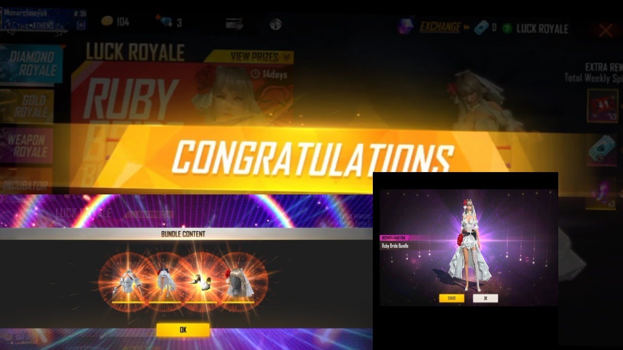 open new RUBY BRIDE BUNDLE CONGRATS PARFECT SUMSUNG PARA #TOTAL GAMING ...