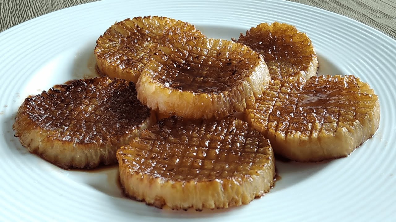 White Radish Daikon Steak | How to Cook White Radish - YouTube