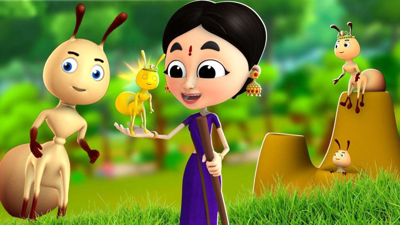 தங்க எறும்பு தமிழ் கதை - Golden Ant Tamil Story | 3D Animated Tamil ...