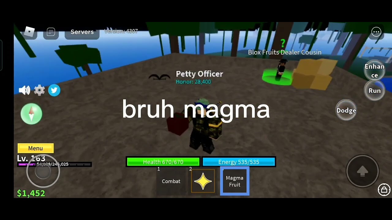 Blox fruits magma - YouTube