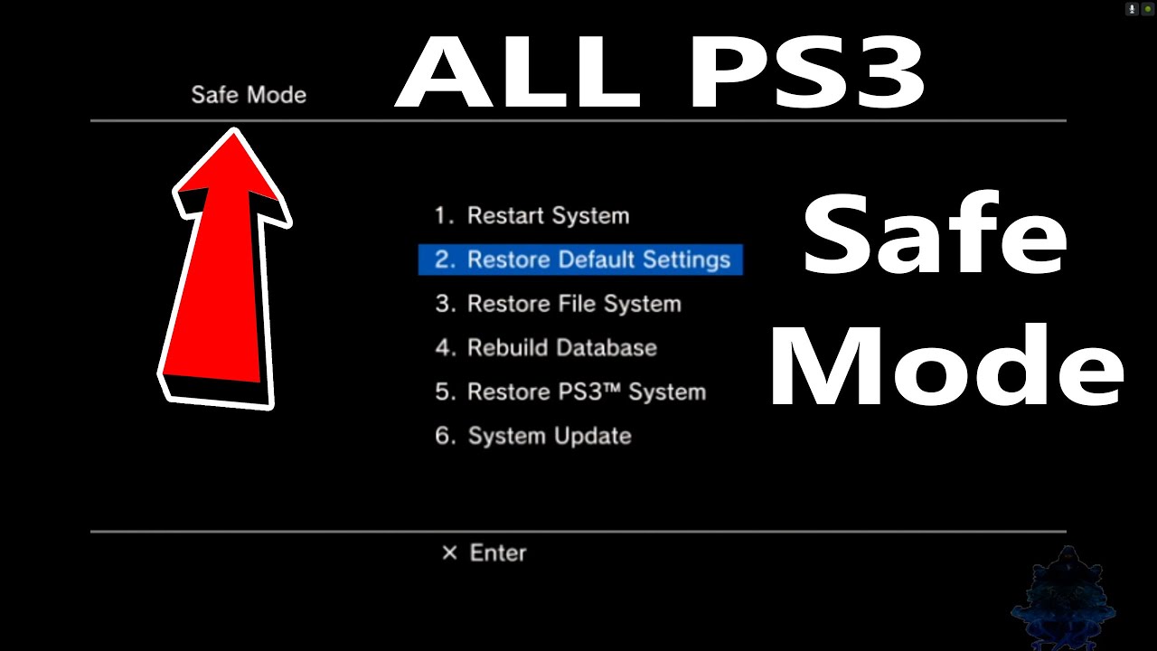 How To Enter Safe Mode /Recovery On Any PS3 2020 - YouTube