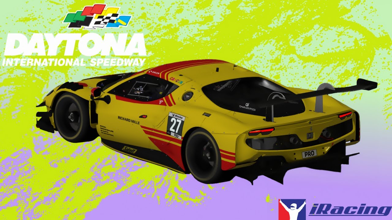 LIVE | Ferrari 296 GT3 Night Race at Daytona – iRacing GT3 Endurance ...