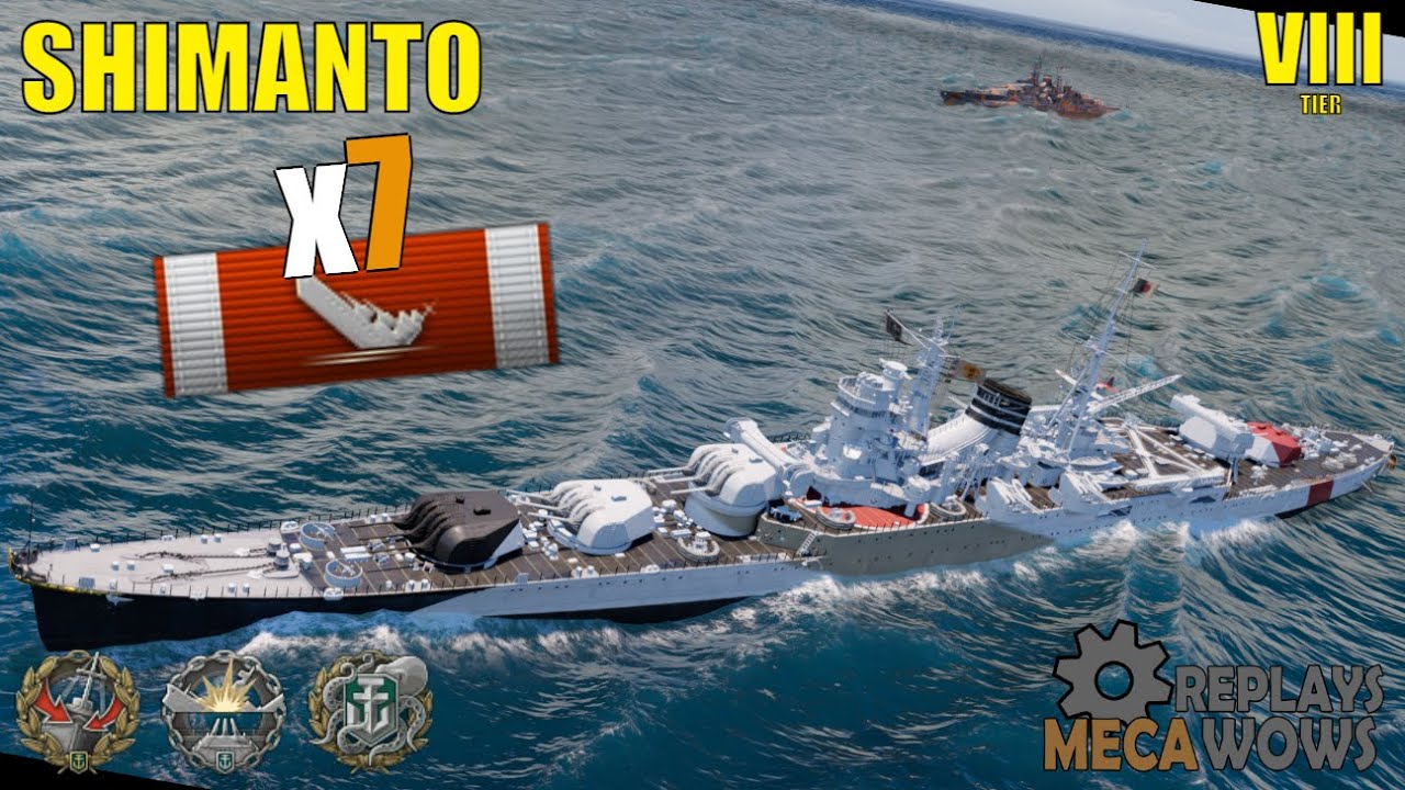 Shimanto 7 Kills & 102k Damage | World of Warships Gameplay - YouTube