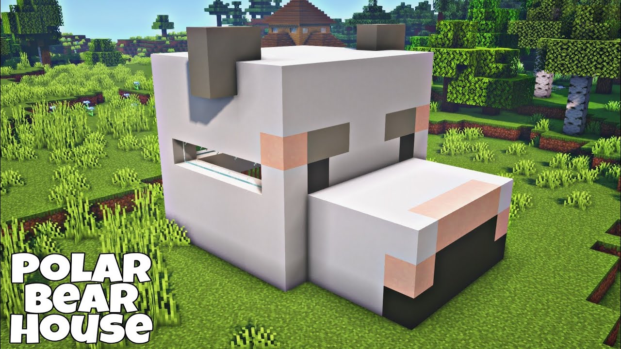 Minecraft: How To Make a Polar Bear House Like Techno Gamerz - YouTube