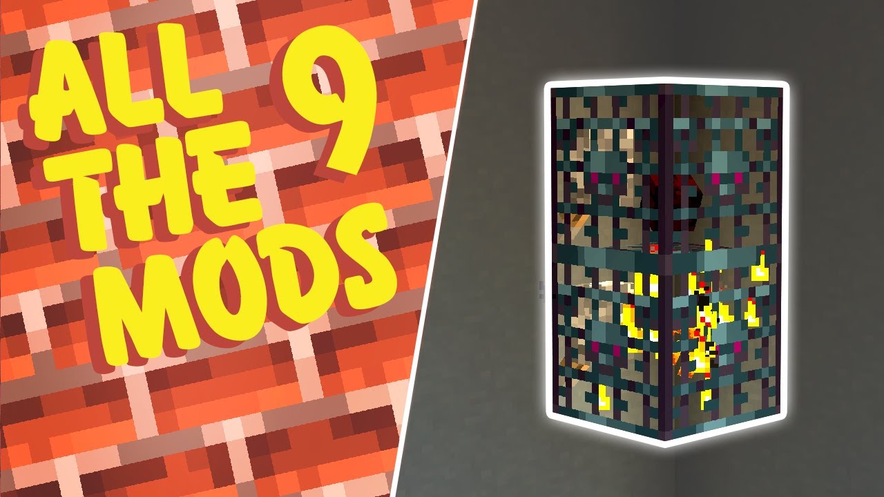 All The Mods 9 Modded Minecraft EP12 Powerfull Blaze and Obsidian Farm ...