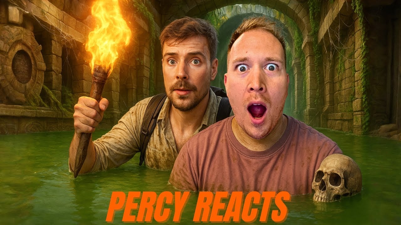 “100 Hours Inside an Ancient Temple 😱 | Percy Reacts to the Mystery 🔥 ...
