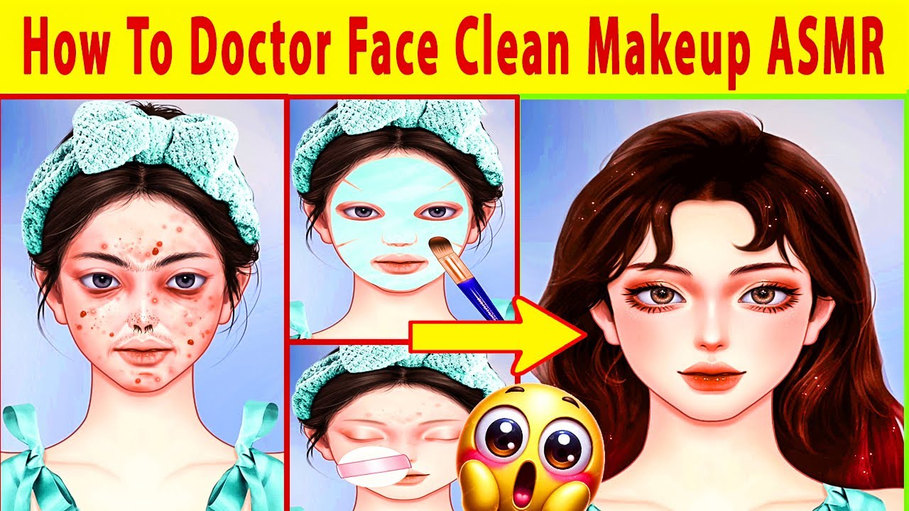 How To Doctor Face Clean Makeup ASMR - YouTube