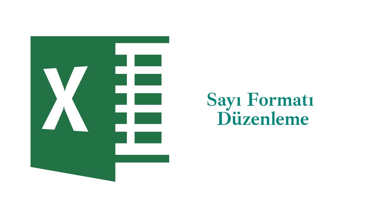 Excel'de Sayı Formatı Düzenleme - YouTube
