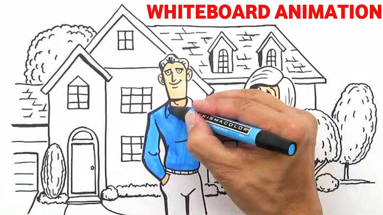 How to Make Doodle Video animation on Mobile | White Board Animation ...