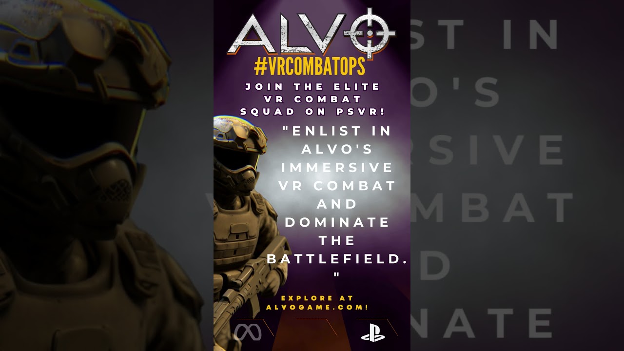 ALVO VR – First Person Shooter for for PSVR, Meta Quest & Pico