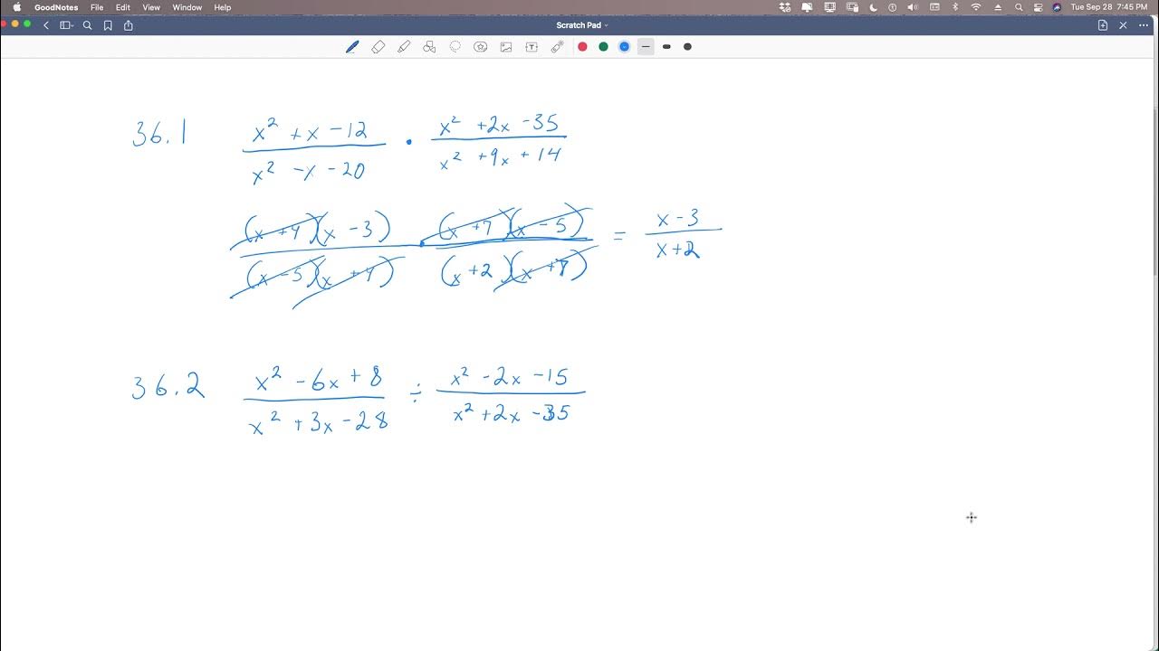 Saxon Algebra 2 Lesson 36 - YouTube