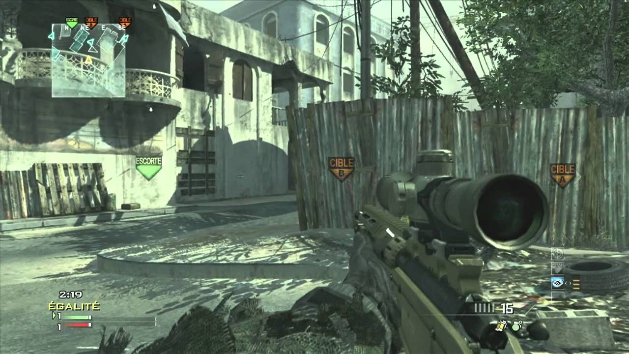 MW3 ★ Tuto N°3 Sniper : MSR ★ [9-0] Recherche et Destruction - YouTube