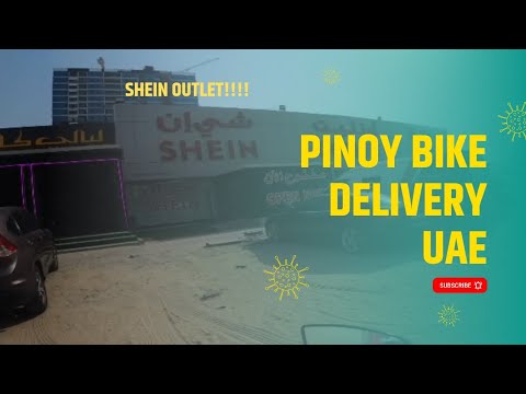 lalamove x grab version ng UAE pinoy delivery bike driver - YouTube