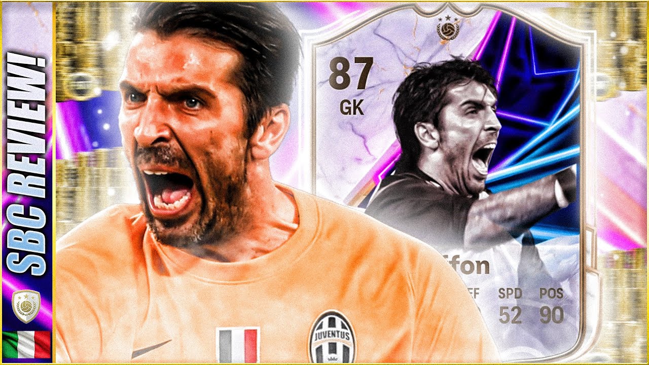 87 RATED ON THIS DAY ICON GIANLUIGI BUFFON SBC REVIEW IN EAFC25 ...