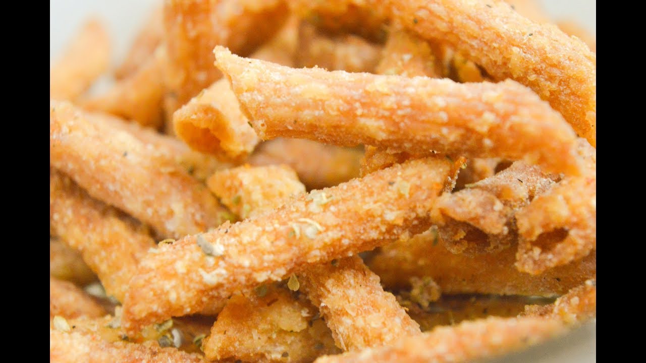 Homemade Crispy Crunchy Pasta | Best Movie-Time Snack - YouTube