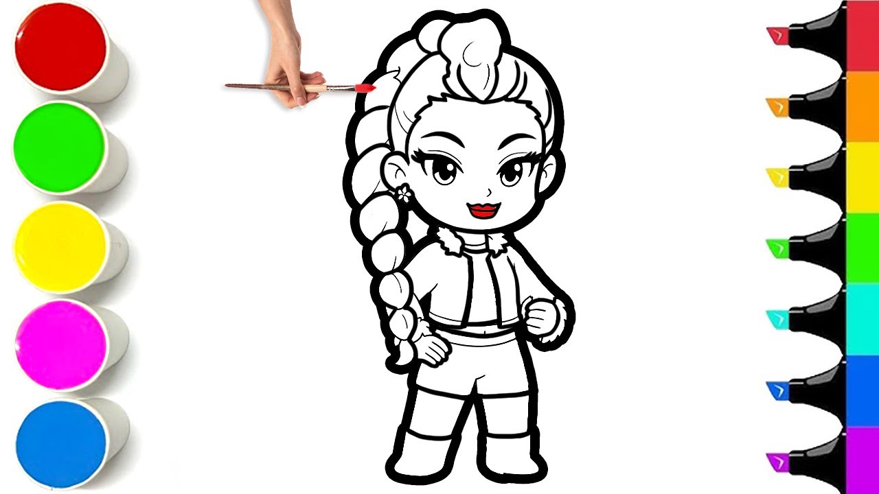 How To Draw KPOP DEMON HUNTERS Rumi Chibi | Easy Step By Step Tutorial ...