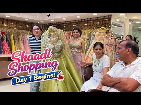 Shaadi ki shopping shuru😍 #vlog #wedding #trending 