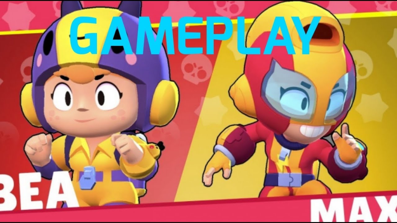 [BRAWL STARS]GAMEPLAY DE MAX & BÉA - YouTube