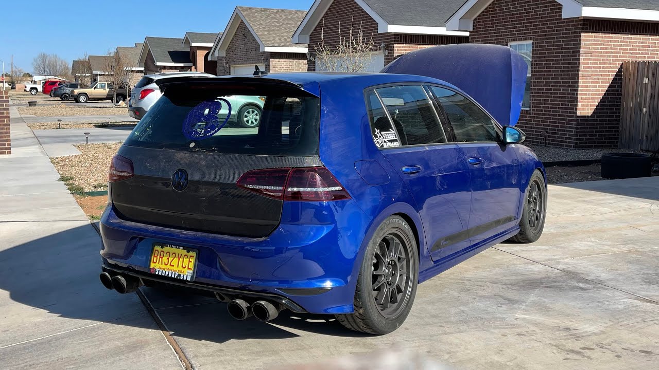 FIRST DRIVE ON BUILT EVERYTHING! | MK7 Golf R - YouTube