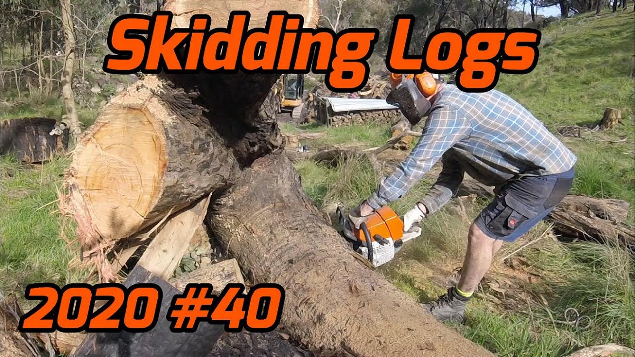 Log Skidding - Log Dragging - Winching logs with a Capstan Winch - 2020 ...