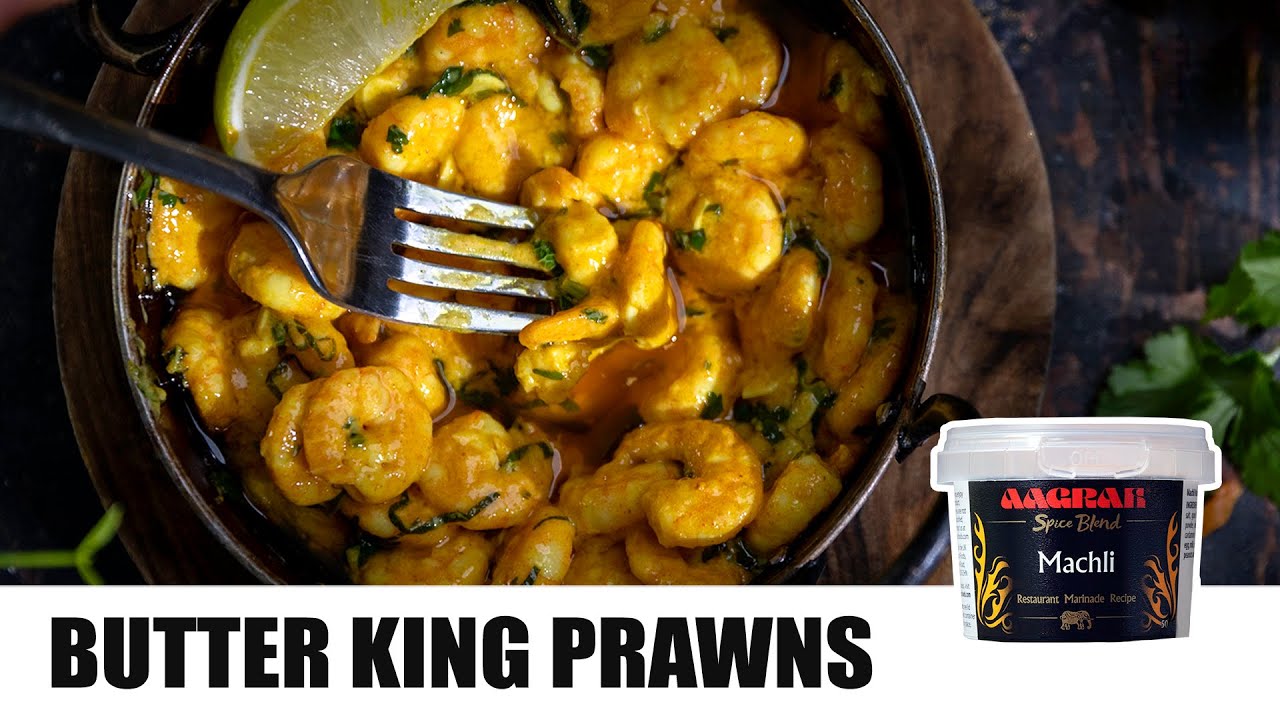 Garlic Butter Prawns Recipe - YouTube