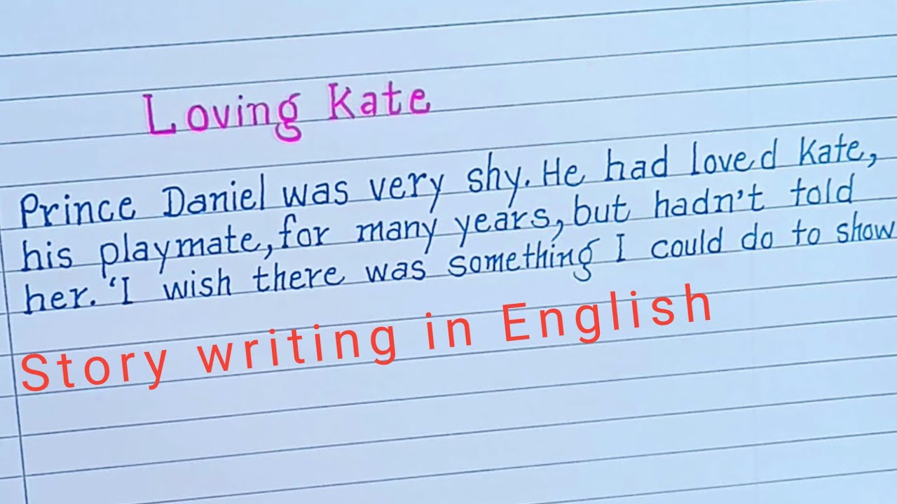 Loving Kate Story in english// Story writing - YouTube